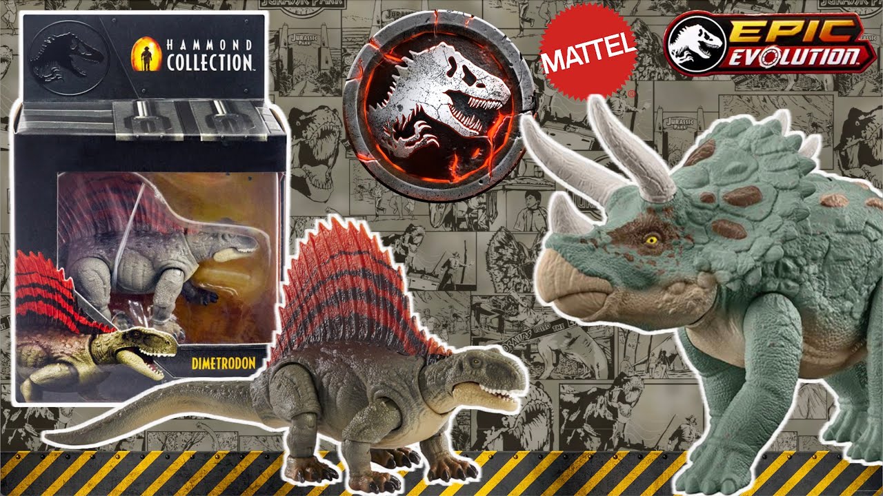 Dimetrodon Hammond Collection y Nuevas Figuras de Jurassic World Epic ...