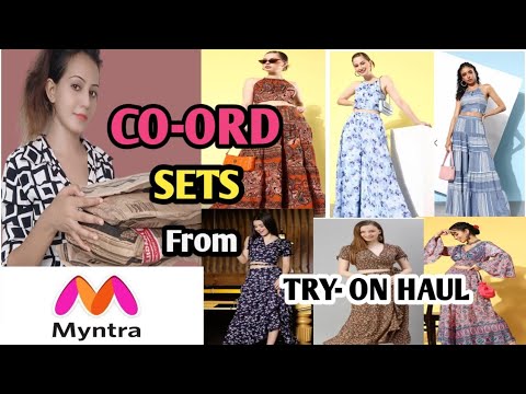Latest collection of *CO-ORD* sets from MYNTRA | Tryon | Honest review ...