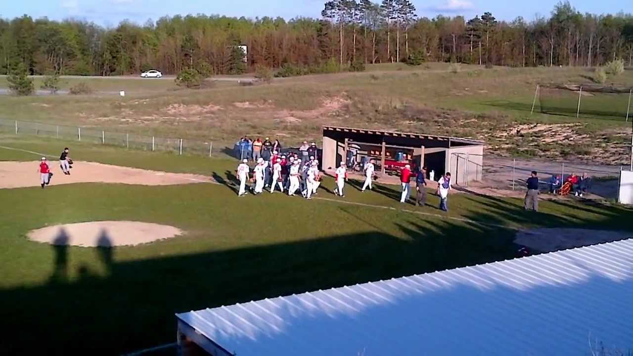 Nick Halm, Chippewa Hills, defeats Reed City in High School baseball ...