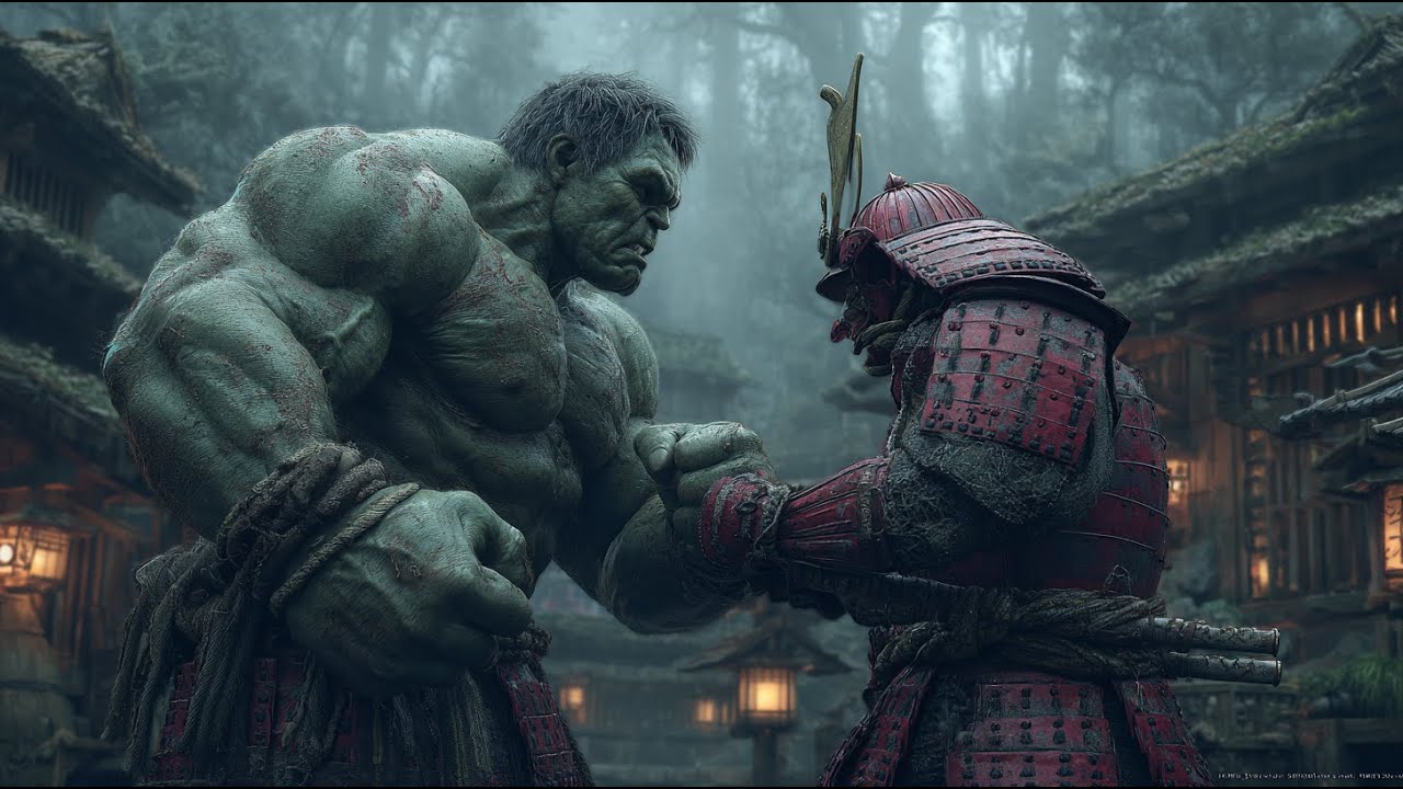 Hulk Breaks the Gate While Spidey Sets a Web Trap to Catch Samurai ...
