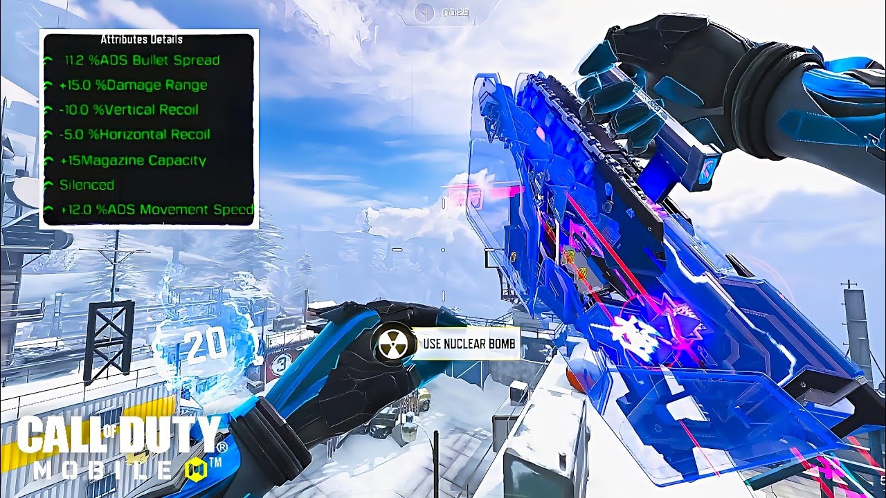 Mythic Switchblade X9 - Neon Legend 💙 = NUCLEAR ☢️ in CODM Ranked - YouTube