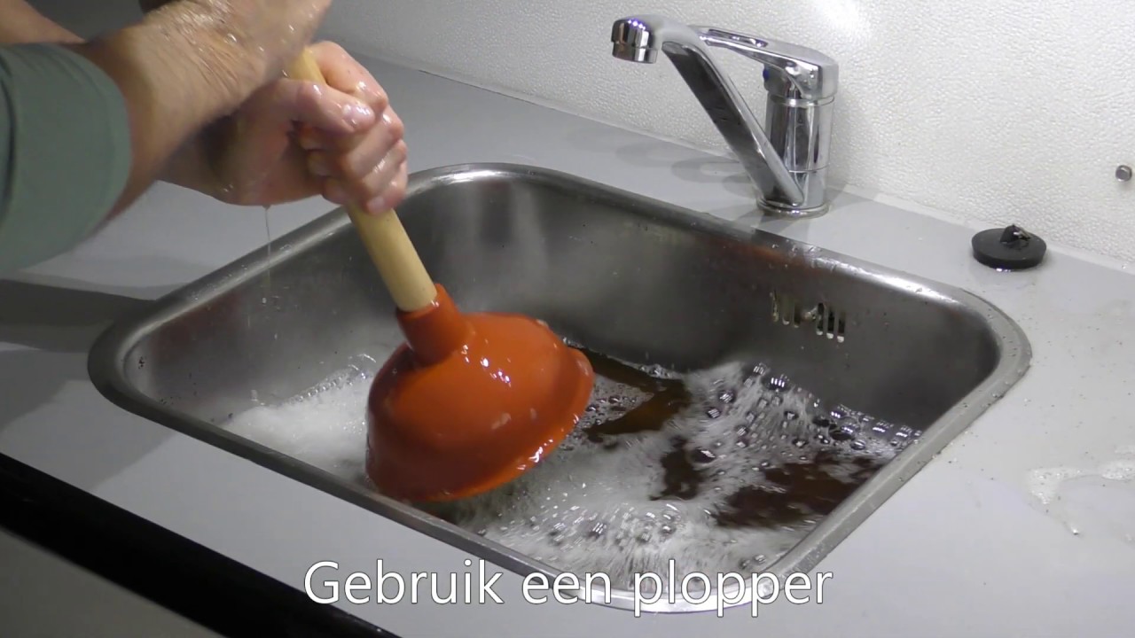 Wasbak verstopt? - YouTube