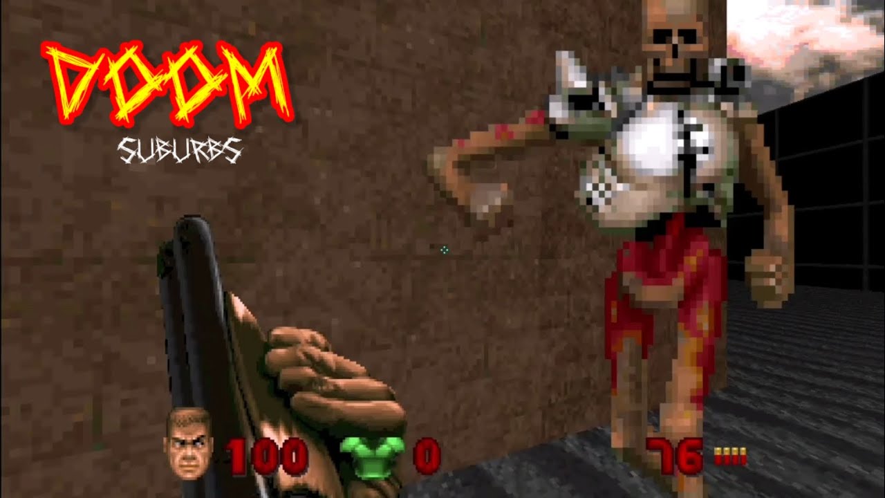 Doom 2 || Map, Suburbs. - YouTube