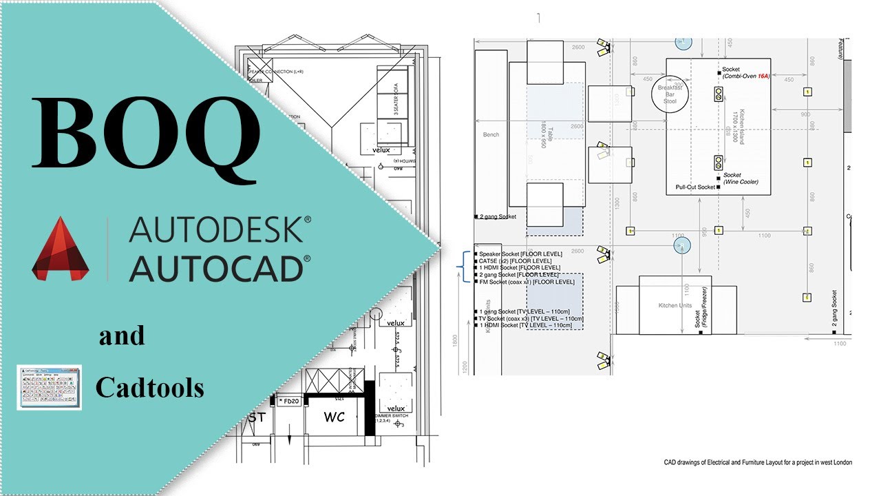 101- Working with BOQ- from hatch area to excel with AutoCAD and ...