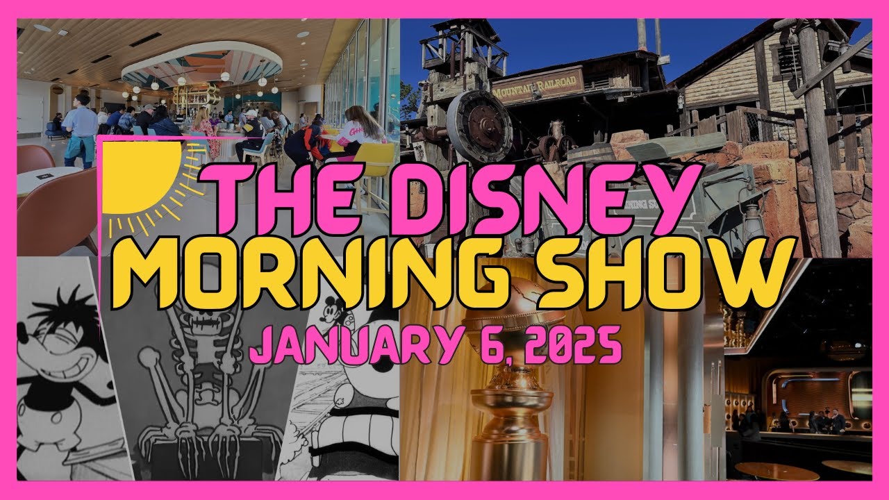 The Disney Morning Show - 1/6/2025 (Golden Globes, Merch and More ...