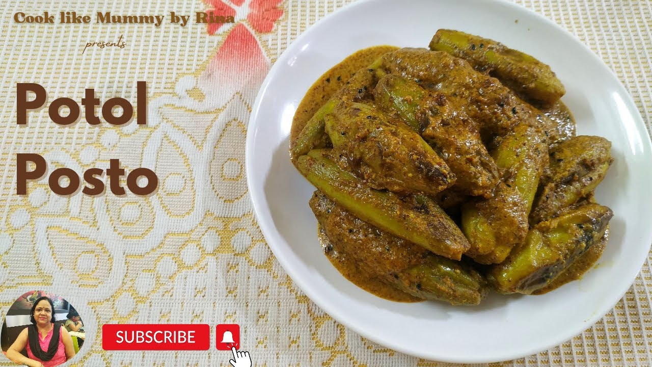Potol Posto | Sorshe Posto diye Potol | Pure Veg Recipe | Cook like ...