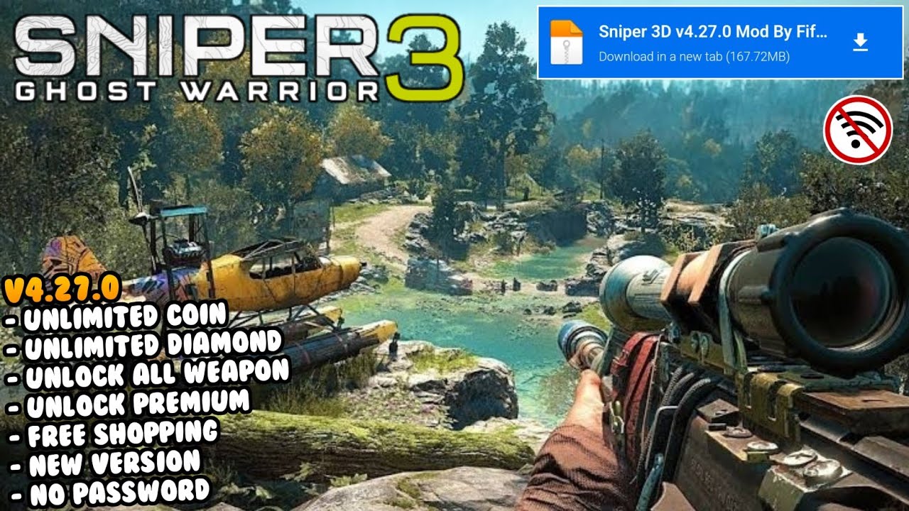 Sniper 3D Mod Apk v4.29.4 Terbaru 2023 Unlimited Money - Game Android ...