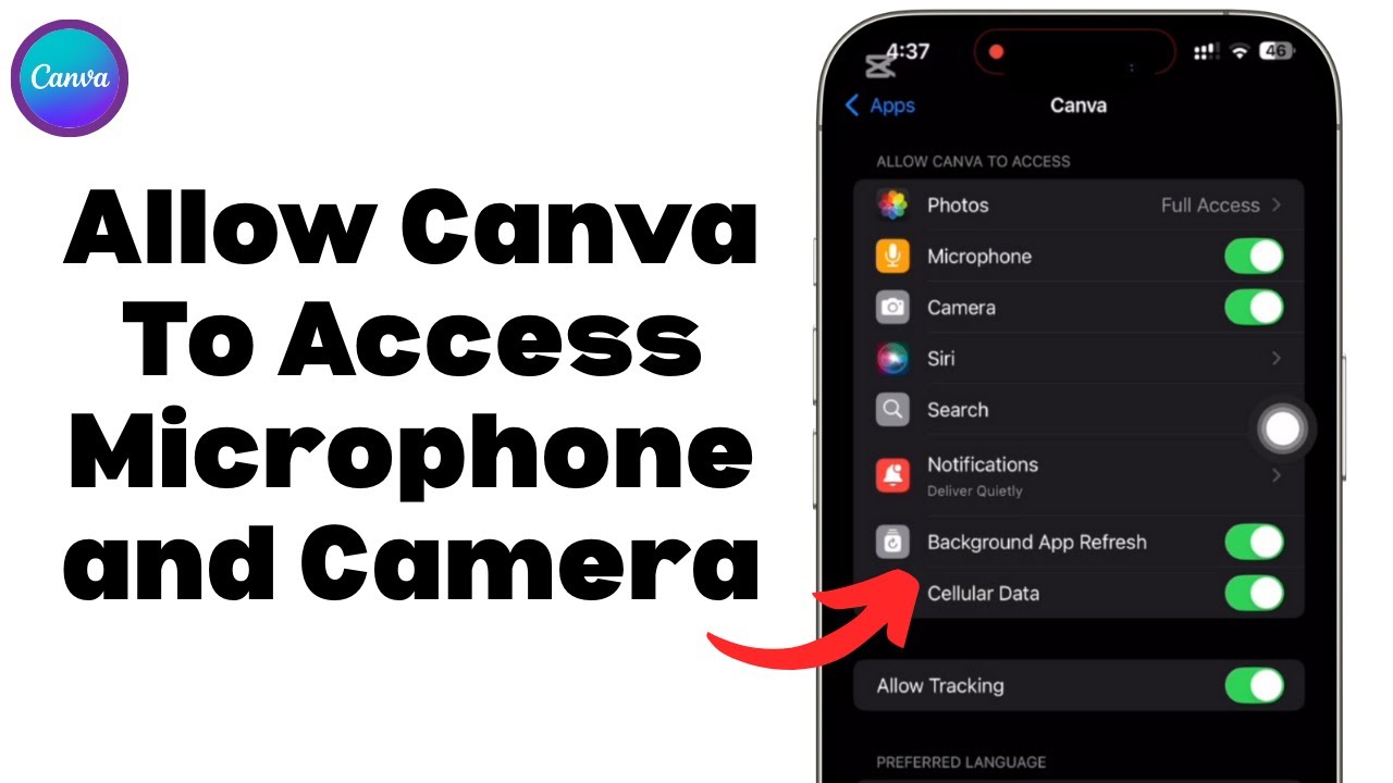 How To Allow Canva To Access Microphone and Camera (Step By Step) - YouTube