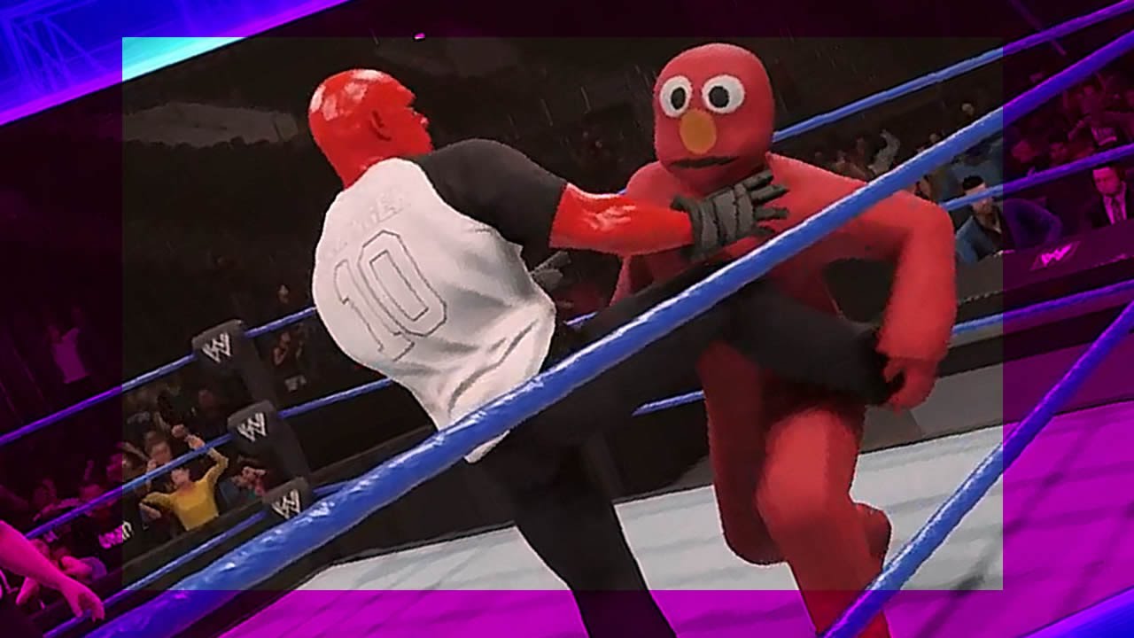 Elmo vs Four Arms | WWE | Ben 10 - YouTube