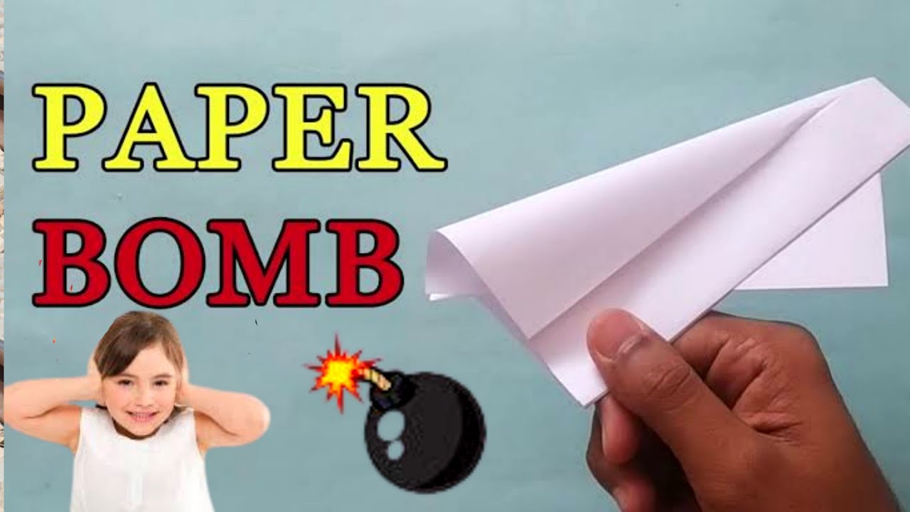 How to make a paper bomb ,,,,,,💣 😍 - YouTube
