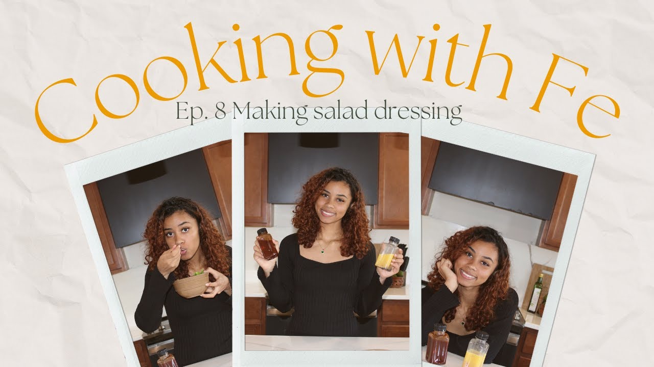 Cooking With Fe Ep. 8 Daniel Fast Approved Salad Dressing - YouTube