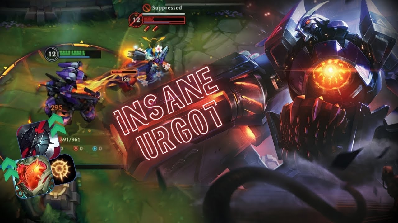 Insane Wild Rift Urgot Baron lane gameplay | patch 6.0a season 16 - YouTube