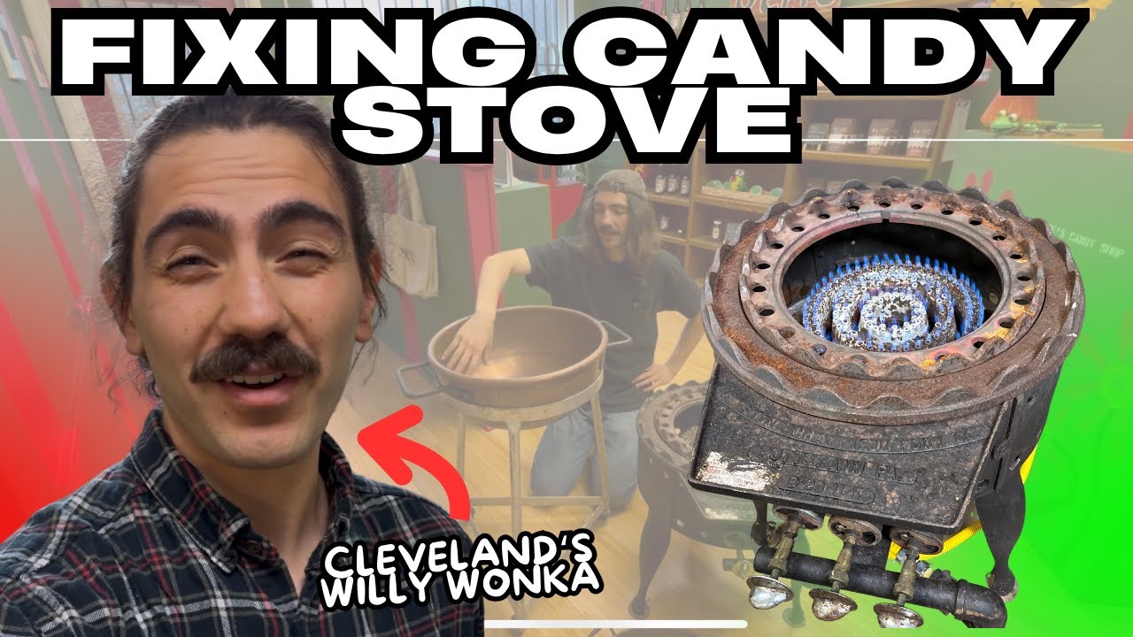 Fixing an Antique Candy Stove - YouTube