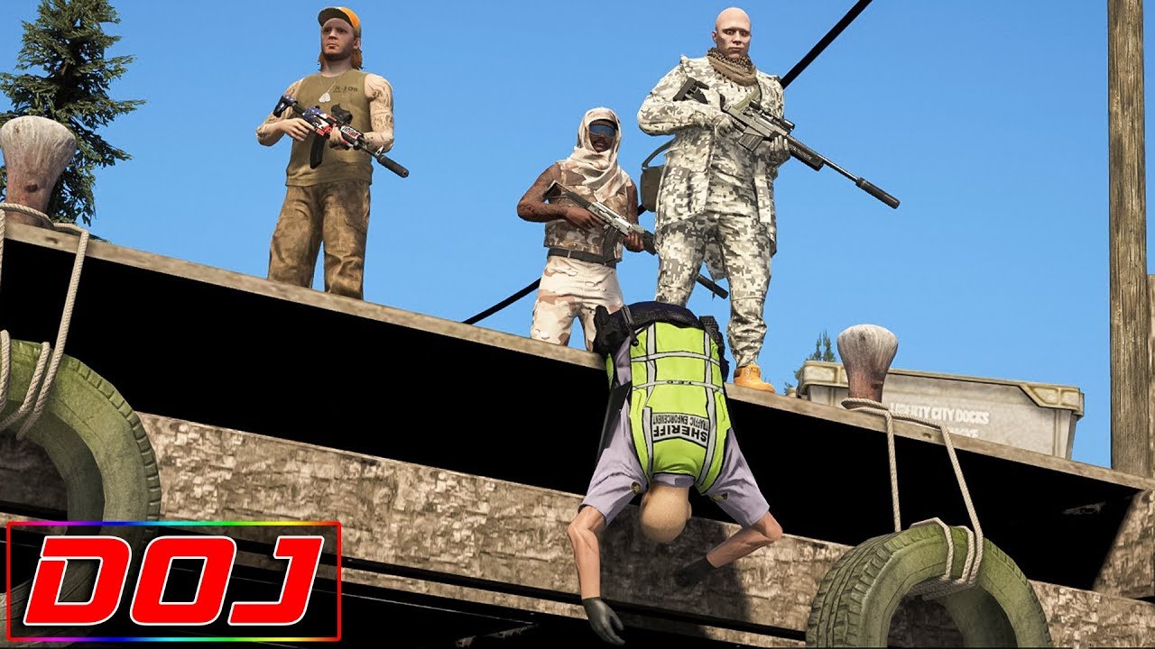 GTA 5 Roleplay - DOJ #68 - Cop Hunt - YouTube