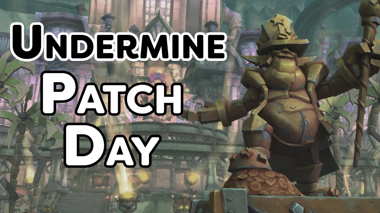 🔴LIVE - It's Patch day!! Undermine(d) here we come! - YouTube