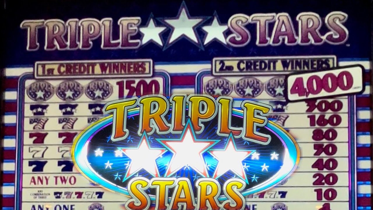 $20/Spins Old School Triple Stars High Limit Slot Room - YouTube