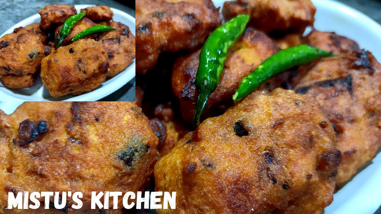 মুচমুচে মটর ডাল এর বড়া | Bengali Motor Daler bora| Mistu's kitchen - YouTube
