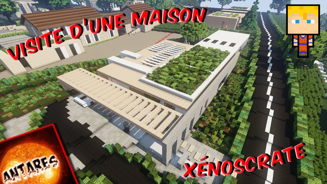MINECRAFT Maison de Xenos VISITE ANTARES N°11 - YouTube
