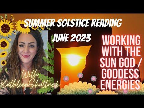 Summer Solstice ☀️ Working with Solar Deities + Tarot ~#Solstice # ...