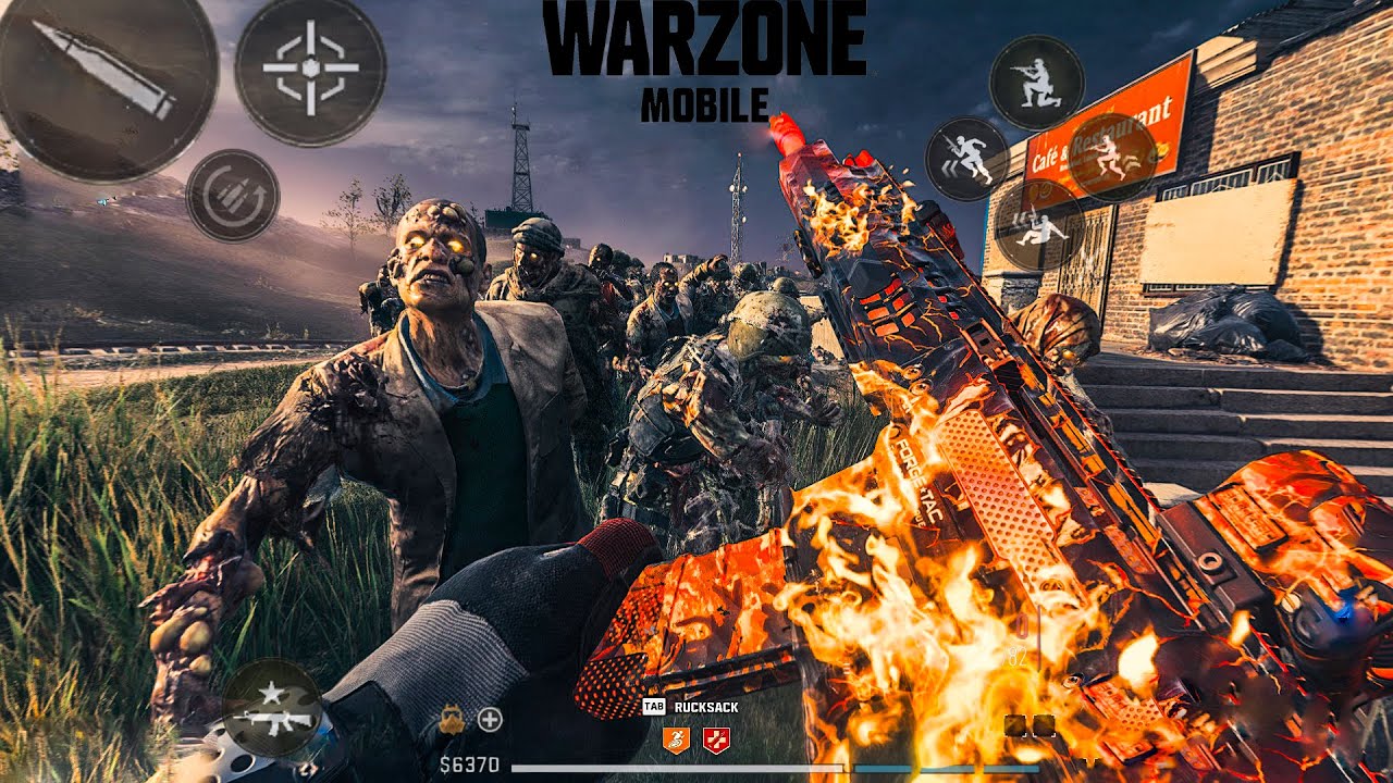 WARZONE MOBILE ZOMBIES MODE ANDROID MAX GRAPHICS - YouTube