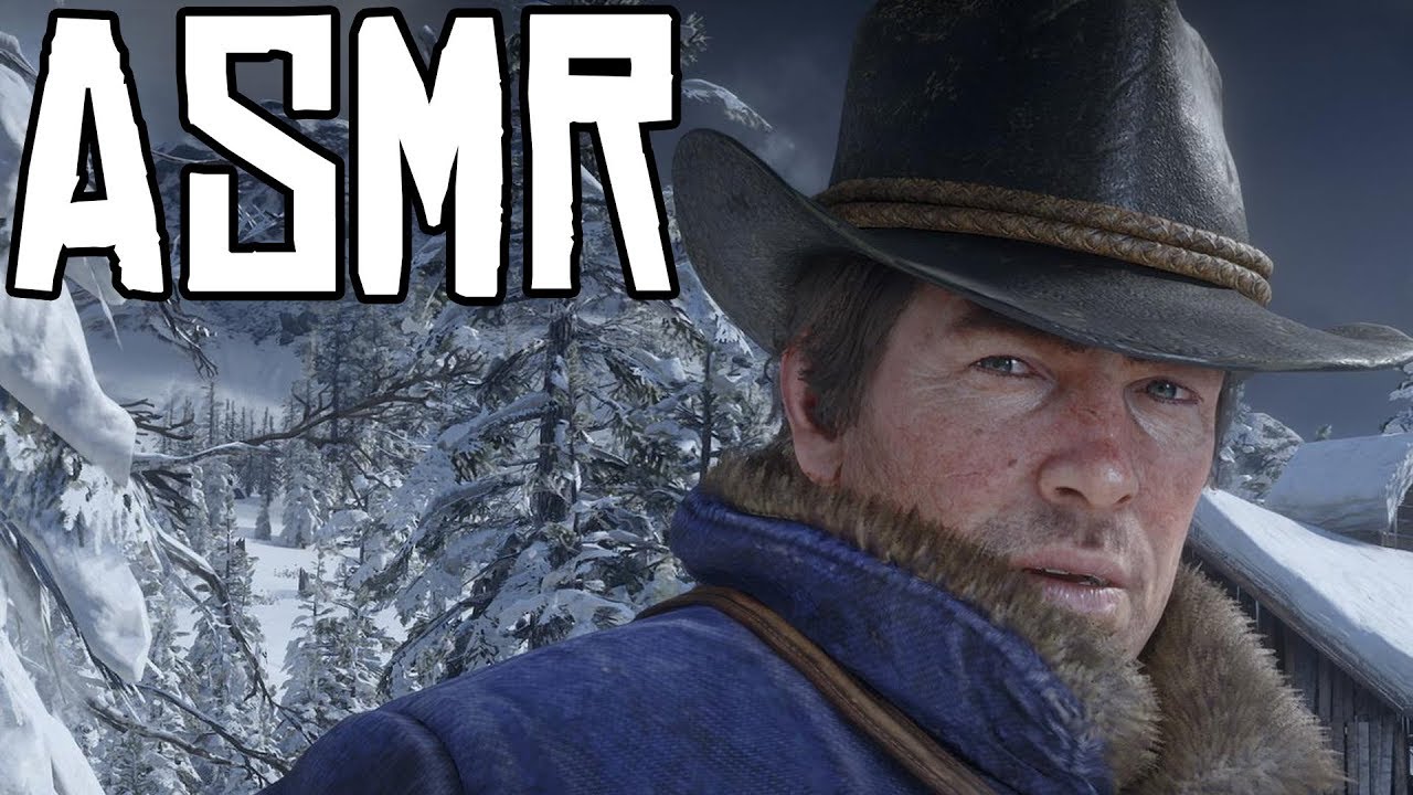 ASMR Red Dead Redemption 2: A Relaxing Wander Through The Snow - YouTube