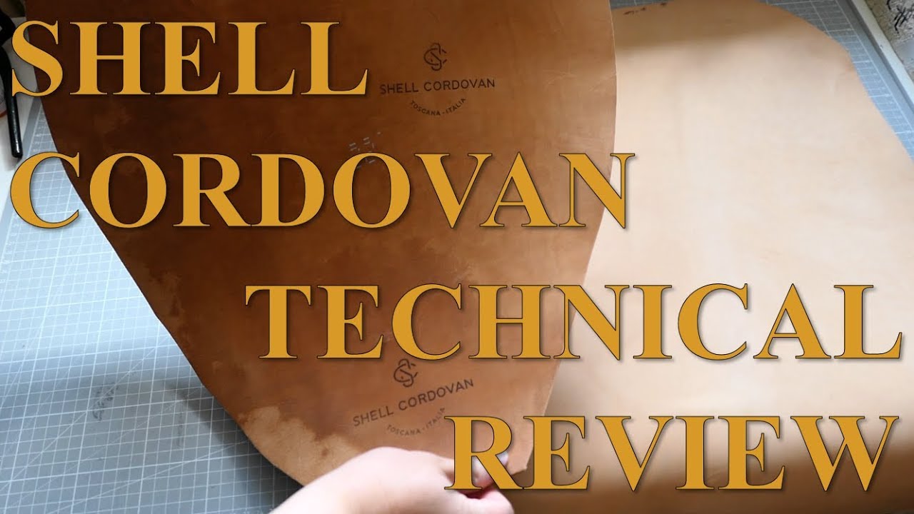 Shell Cordovan Review for Makers | SHELL CORDOVAN TOSCANA ITALIA - YouTube