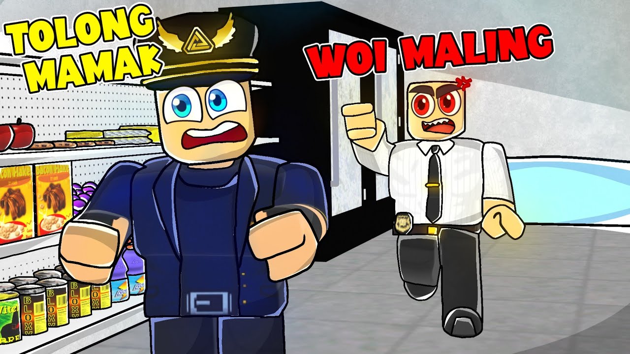 MALING TOKO DI ROBLOX | Rob a Convenience Store Simulator - YouTube