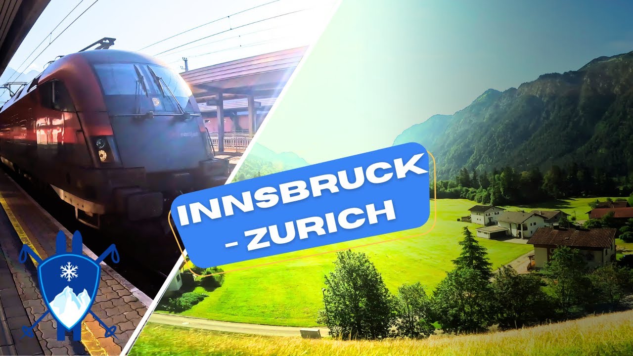 INNSBRUCK to ZURICH Railjet | WHAT Lies Between These BEAUTIFUL ...