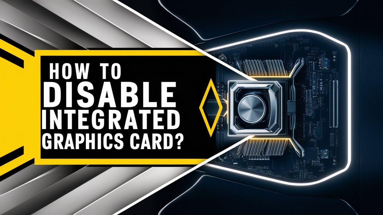 How To Disable Integrated Graphics Card | Step By Step - YouTube