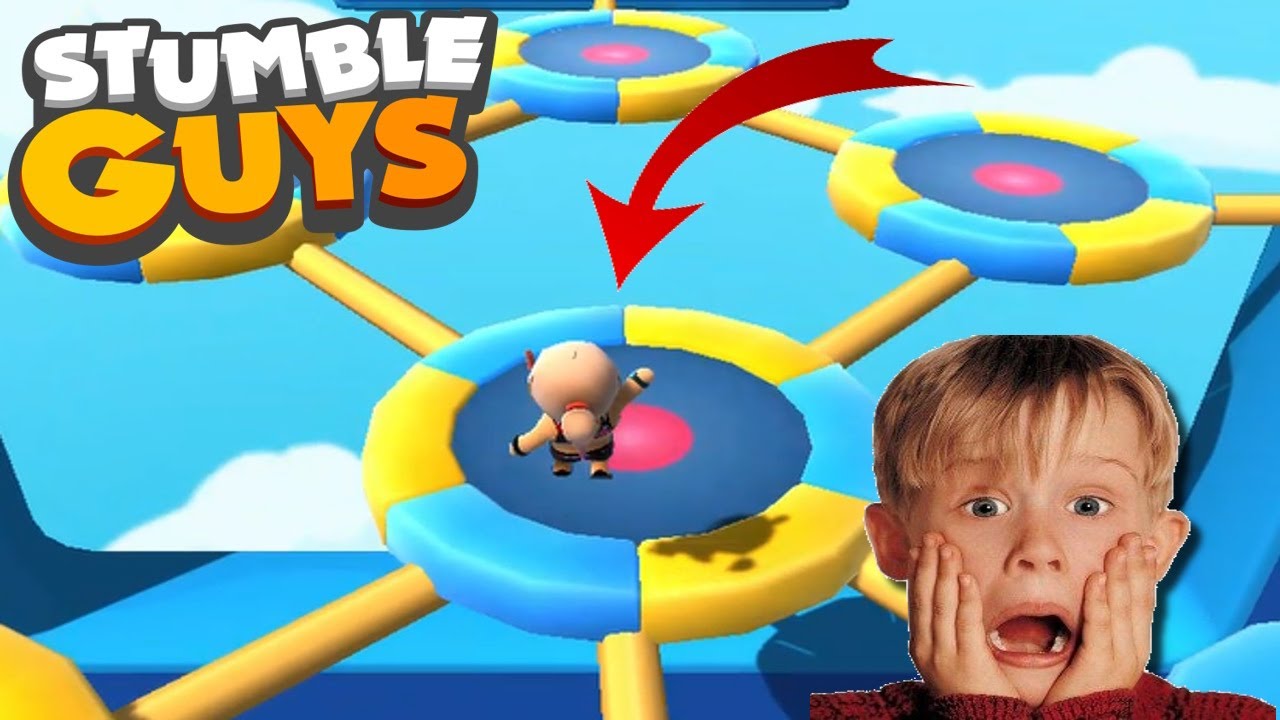 48 SWIMMER BEA jumped on the trampolines Funny moments Stumble Guys ...