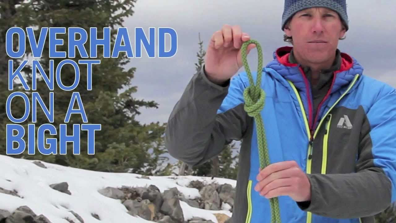 How to Tie an Overhand Knot on a Bight with RMI - YouTube