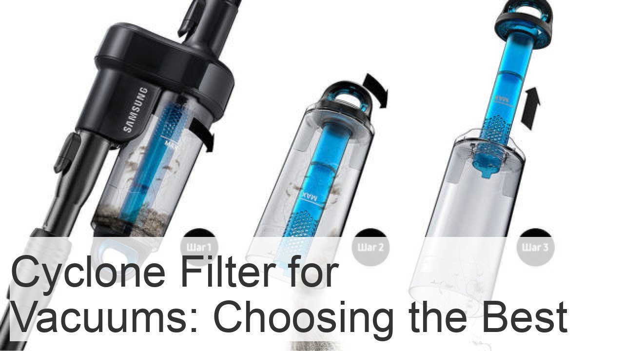 Cyclone filter for vacuum cleaner: what it is, pros and cons - YouTube