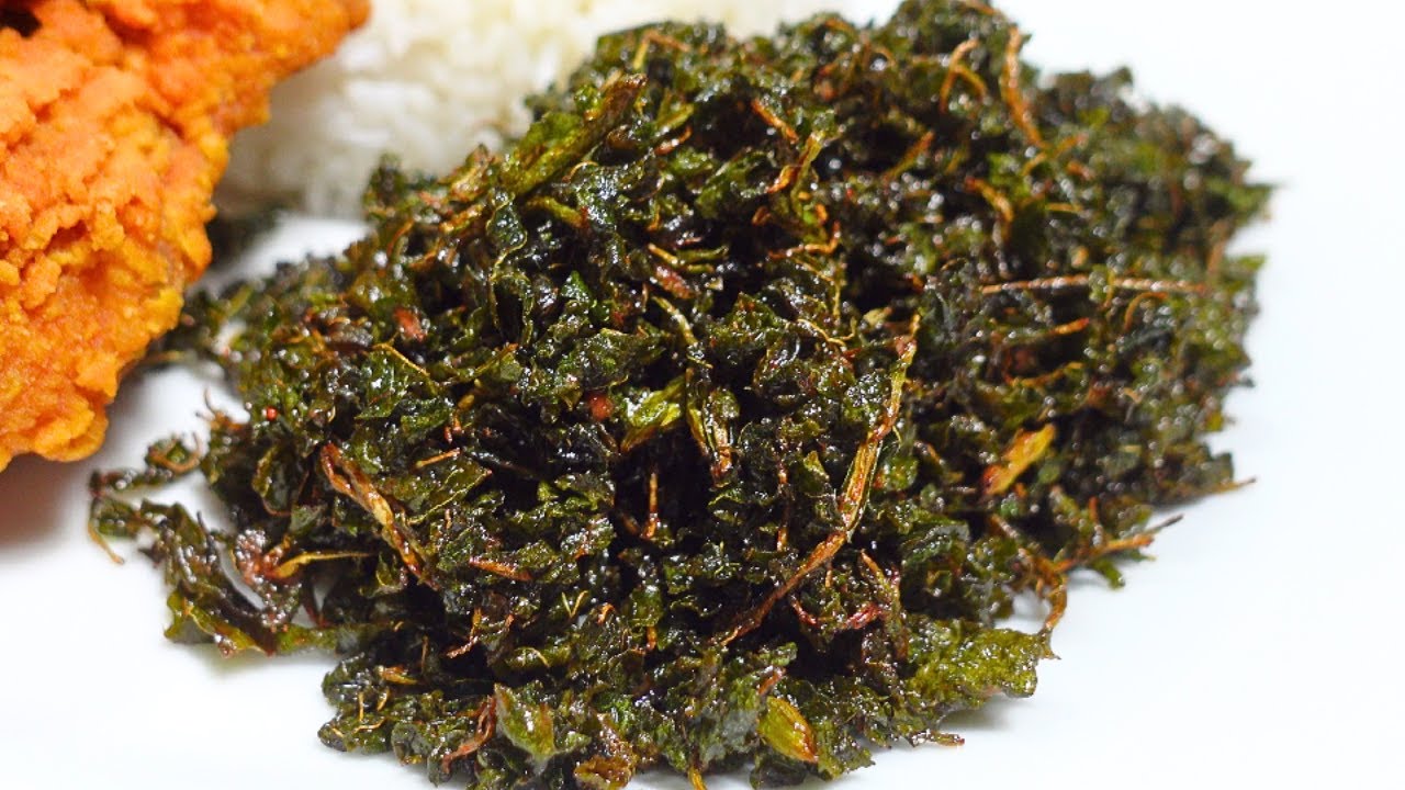 RESEP MUDAH DAN SIMPLE BAYAM CRISPY/ CRISPY SPINACH ALA HOTWAYS‼️ - YouTube