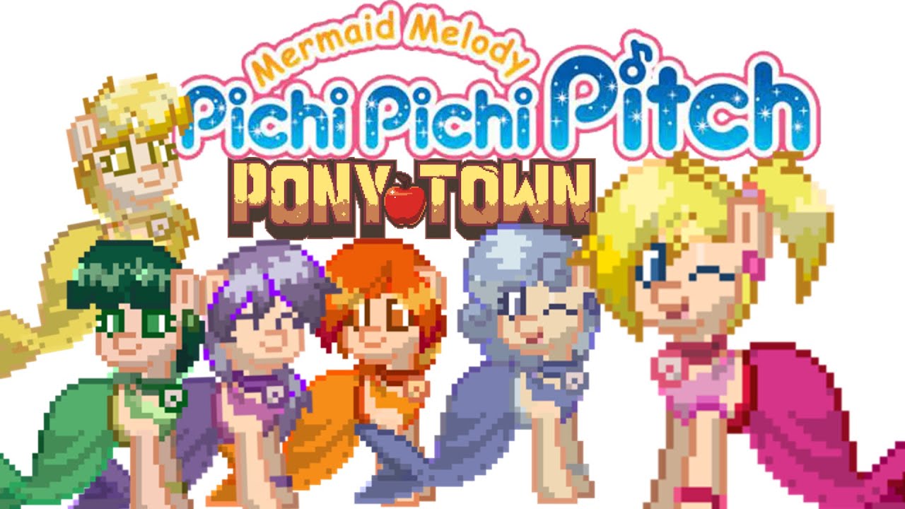 Pony Town Pichi Pichi Pitch Characters Showcase [Read Desc] - YouTube