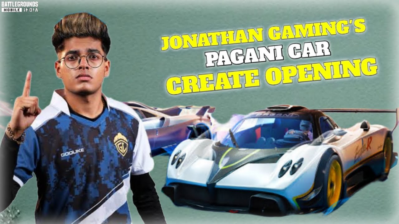 JONATHAN GAMING PAGANI CAR CREATE OPENING 🔥#jonathan # ...