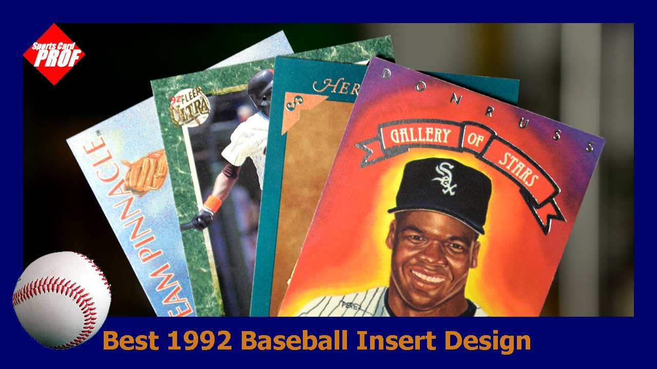 Best 1992 Baseball Insert Designs - YouTube