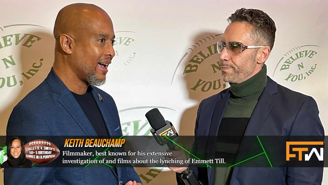 Todd interviews Filmmaker Keith Beauchamp at Collette V. Smith's Bday ...