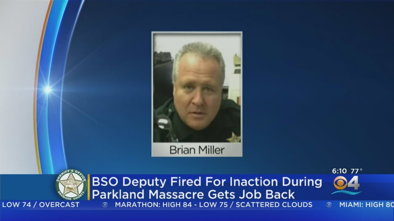 Broward Deputy Fired Over Inaction During Parkland Shooting To Be