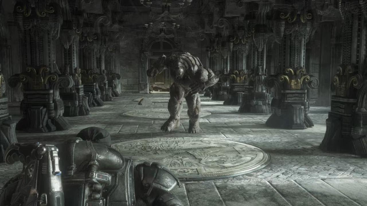Gears of War Reloaded Bezerker Boss Fight (insane) - YouTube