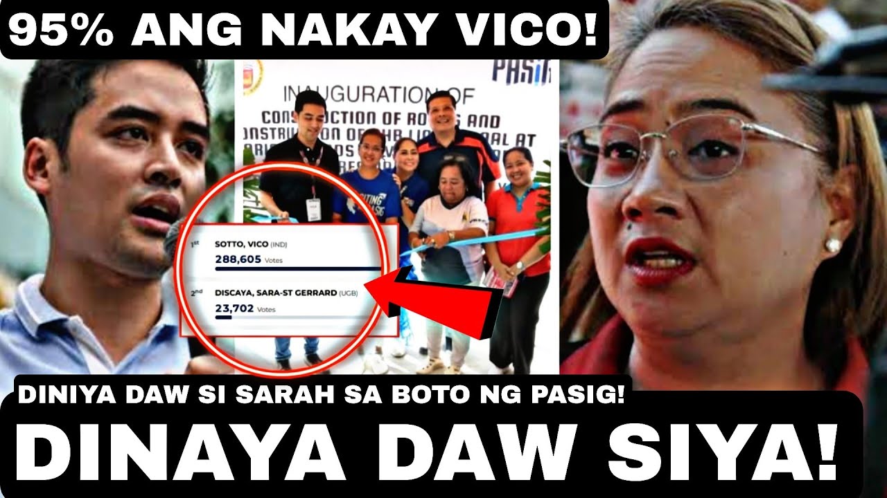 LAGOT NA VICO SOTTO Pinaiimbistigahan ni SARAH DISCAYA VICO SOTTO 3 ...