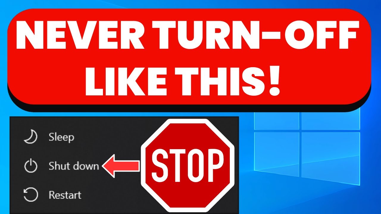 Do NOT Shut Down Your Computer! (Try This) - YouTube