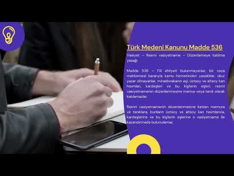 Türk Medeni Kanunu Madde 536 - TMK Md 536