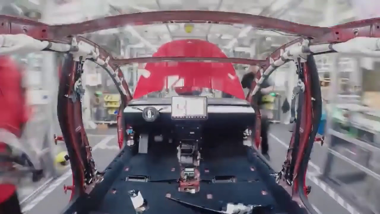 Tesla Model 3 general assembly from start to finish - YouTube