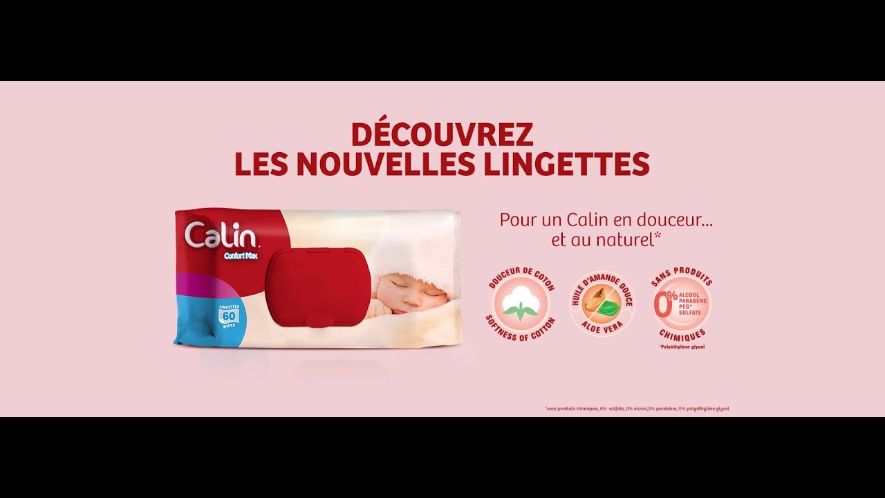 NOUVEAU : LINGETTE CALIN pour un Calin en douceur et au naturel* - YouTube