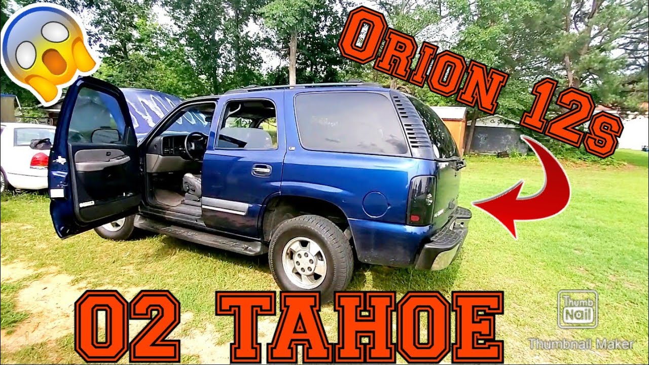 02 Chevy Tahoe BUILD Pt.1 | Sealed enclosure 2 Orion 12s | LETS GET ...