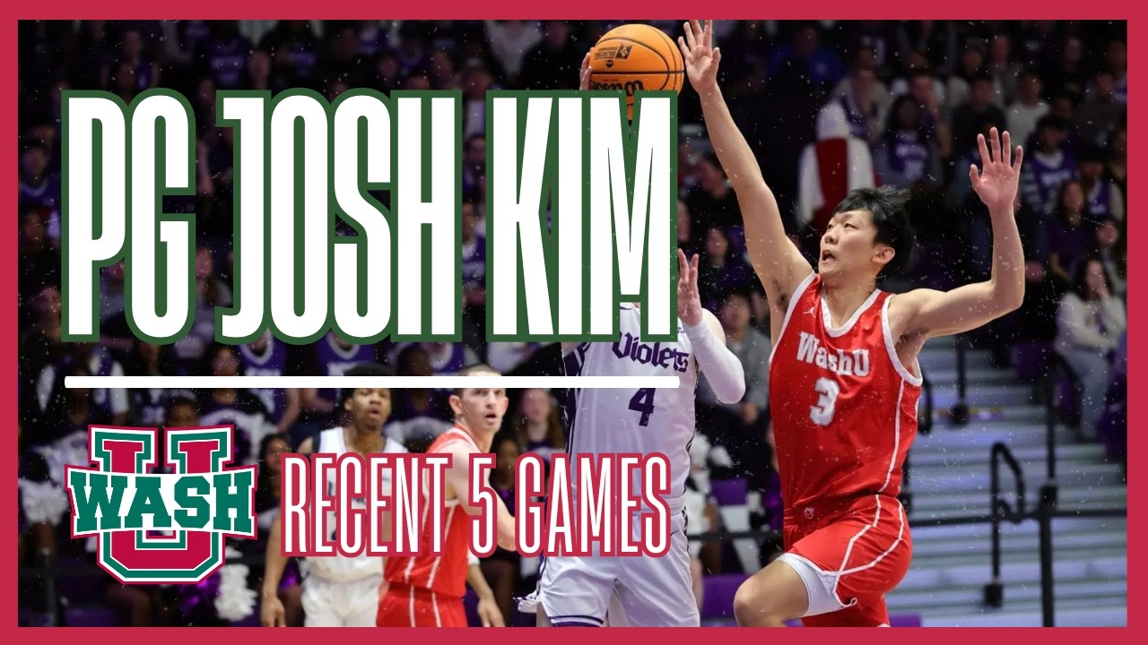 PG Josh Kim at WashU Bears 1st 5 Games in February - YouTube