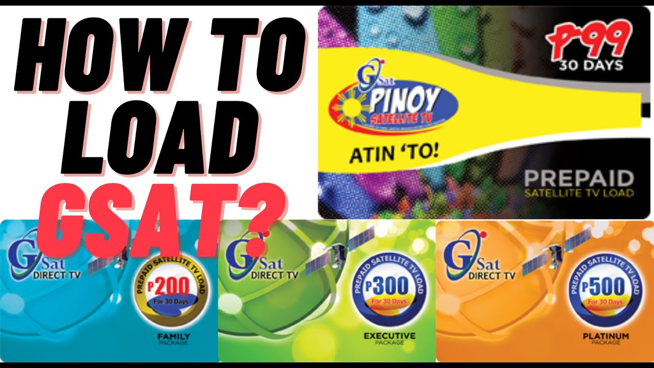 How To Load GPINOY and GSAT? - YouTube