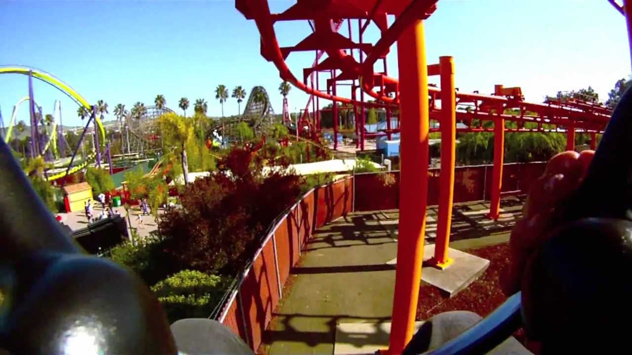 Roller Coaster Medusa, Six Flags Discovery Kingdom Vallejo, Ca. GoPro ...
