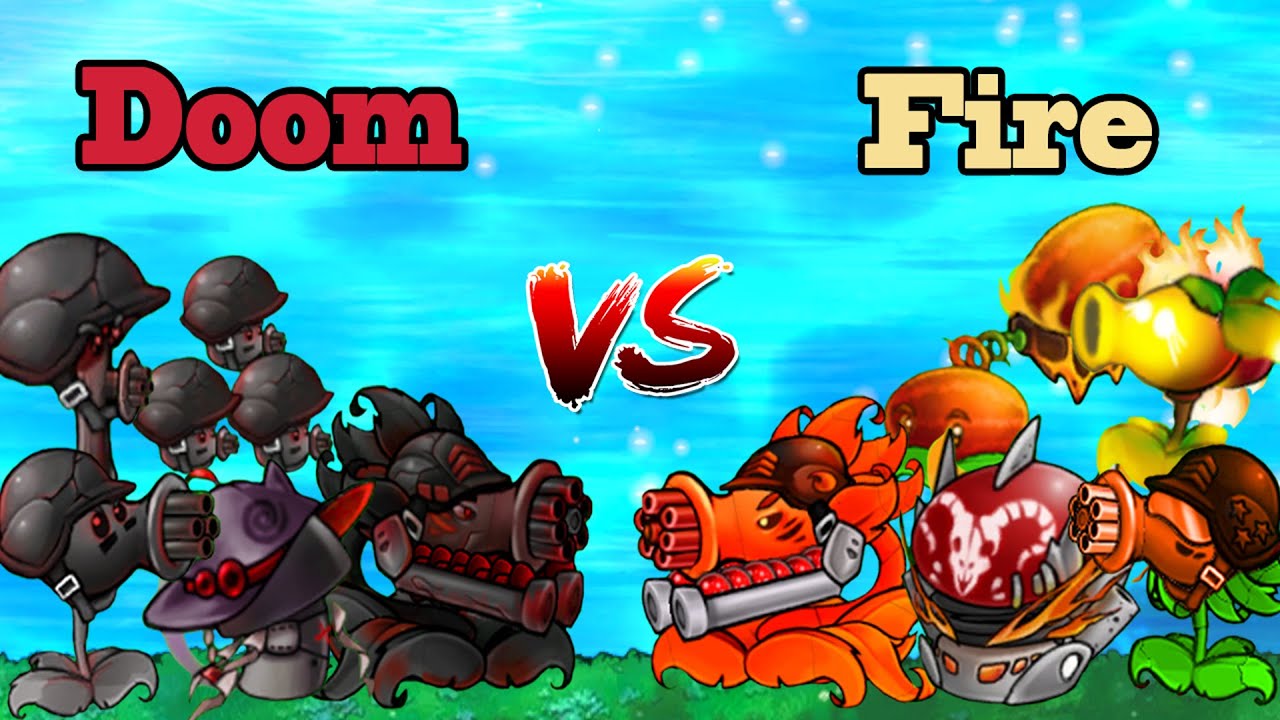 PVZ Fusion 2.7 Challenge!! - Team Doom vs Team Fire - Who Will Win ? - YouTube