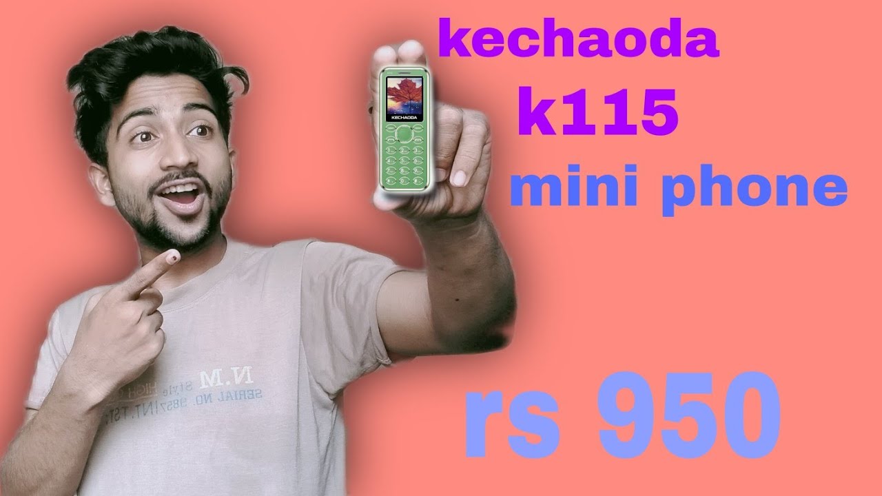 Kechaoda k115 | Unboxing and full review | mini phone - YouTube